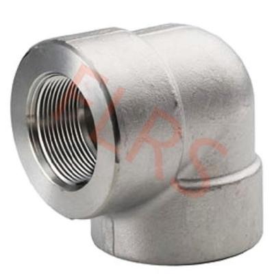 China ASME B16.11 Threaded Steel Pipe Fittings Forged 90 Degree Elbow Class 3000 for sale