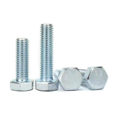 China M2 - M72 Electrogalvanizing Carbon Steel Hexagon Head Bolt Full Thread à venda