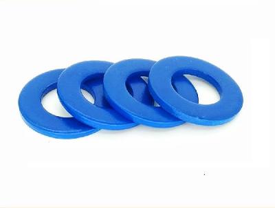 Cina Rondella piana piana di acciaio al carbonio del giro di PTFE con i bulloni ed i dadi in vendita