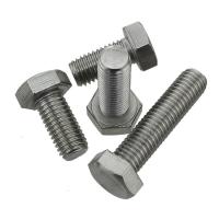 China Left Hand 18-8 Stainless Steel Hex Head Screws Reverse Threaded Hex Bolt M2-M48 for sale