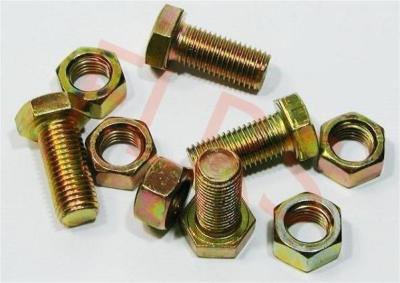 Cina La testa esagonale Bolt dell'acciaio legato di ASME B18.2.2 ha temprato il bicromato dello zinco ricoperto in vendita