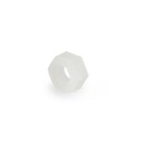 China PVDF Hex Nut M3-M30 Coarse Thread DIN/ISO Standard Chemical Resistant Fastener for sale