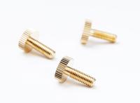 China Brass Thumb Screw M1 to M10 Knurling Thin Head for Electronics Aviation Marine for sale