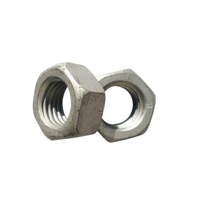 China Power Lines Hexagon Nut Hot Dip Galvanized with DIN Standard for sale