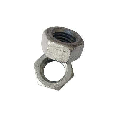 China Power Lines Hexagon Nut Hot Dip Galvanized with DIN Standard for sale