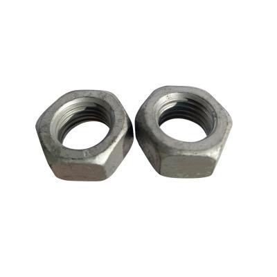 China Power Lines Hexagon Nut Hot Dip Galvanized with DIN Standard for sale