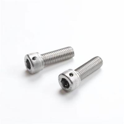 China Corrosion Resistant Hex Socket Cap Head Machine Screws With Wire Holes On Head SS304 Or SS316 for sale