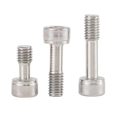 China Metric Size Reduced Shank Bolts and Screws with Coarse Thread Hexagon Socket Head Grade B8M Stainless Steel for sale