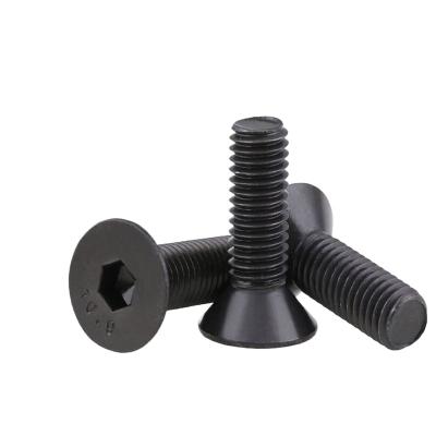 China Aço carbono de alta resistência Gr.10.9 Allen Countersunk Head Screw Full Thread Standard DIN7991 à venda