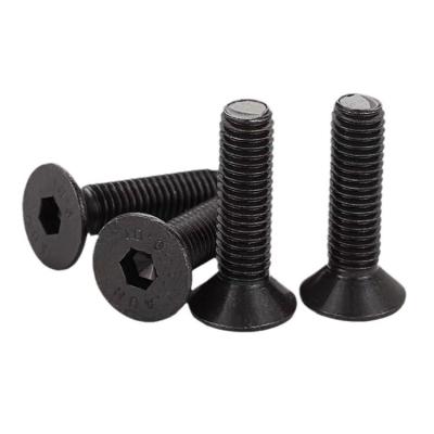 Cina Acciaio al carbonio ad alta resistenza Gr.10.9 Allen Countersunk Head Screw Full Thread Standard DIN7991 in vendita
