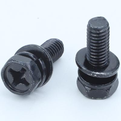 Cina Acciaio al carbonio, nero, zinco, rivestito con bullone a testa esessuale, con rivestimento a presa incrociata, montatura di lavastoviglie e di lavastoviglie piatte in vendita