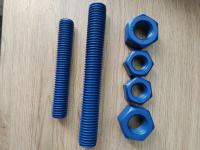 China A193 B7 A320 L7 Fully Threaded Studs PTFE Coated Corrosion Resistant Studs for sale