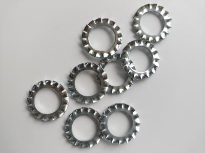 China Anti-loosening Mechanism Serrated Lock Washers External Teeth for sale