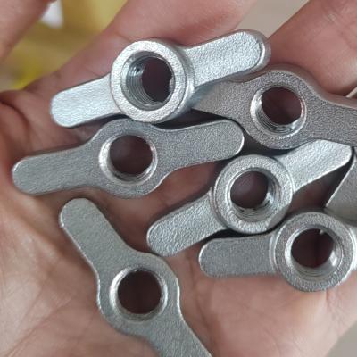 China SS303 Material Two-Lug Flange Nut with Tool-Free Manual Operation and Custom Mold One-Shot Forming for sale