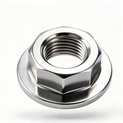China M6-M20 Dacromet Coated Hex Flange Nut Salt Spray Test 1000 Hours Corrosion Resistant Precise Thread for sale