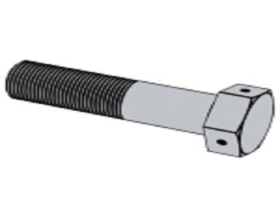 China Standard / Non Standard Hex Head Bolt With Wire Holes Customization Acceptable for sale