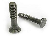 China Nibbed Carbon Steel Stainless Steel Countersunk Head Bolts Class 8.8 10.9 for Bridge Tunnel Construction for sale