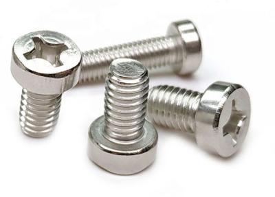 China Anti Corrosion SS Cross Recessed Screw , Fully Threaded Cheese Head Screw for sale