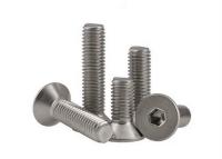 China Fully Threaded Hexagon Socket Countersunk Head Cap Screws - Class 4.8 to 12.9 Grade for Mechanical Machinery for sale