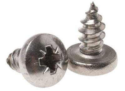 China A cruz lisa da movimentação de Pozi/PZ Recessed Pan Head Tapping Screw SS 304 316 feitos à venda