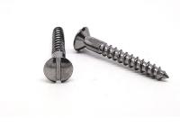 China Slotted Flat Head Self Tapping Countersunk Screws for Urban Railway System M4 20mm for sale