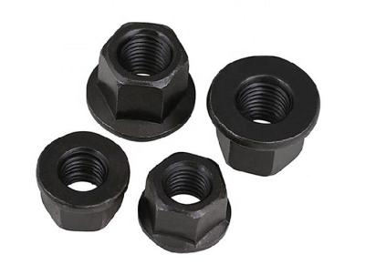 China M6 - M48 Hex Flange Nut Height 1.5D For Industrial Building Machinery for sale