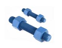 China PTFE Coated Stainless Steel 304/316 Double Ended Stud Bolt with Nuts - Full Thread UNC/UNF/BSW 4.8-12.9 Grade for sale