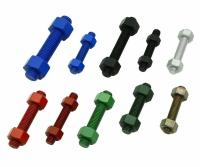 China PTFE Coated Stainless Steel 304/316 Double Ended Stud Bolt with Nuts - Full Thread UNC/UNF/BSW 4.8-12.9 Grade for sale