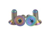 China GR2 Titanium Countersunk Bolts with Flat Hex Torx Head - Multiple Color Options, SAE J429 Grade 2, UNC/UNF Threads for sale