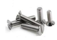 China M6 M10 DIN963 SS304 A2 Stainless Steel Slotted Countersunk Flat Head Bolts - Fully Threaded Industrial Fasteners for sale