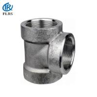 China ASME B16.11 Galvanized 3000LB Threaded Equal Tee Forged Steel Pipe Fitting 1/2-72 Inch for sale