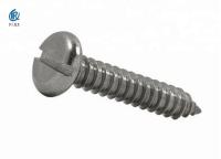 China DIN 7971 Stainless Steel Slotted Pan Head Self Tapping Screws ST2.2-ST6.3 Size Range with 304/316 Material Options for sale