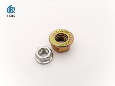 Cina La testa esagonale di Gr5 M6 ha dentellato il rivestimento normale del controdado DIN6923 della flangia in vendita