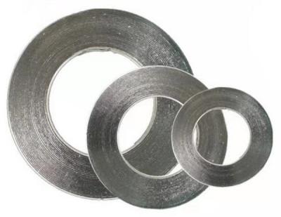 China Basic Style Spiral Wound Gasket V Shaped Metallic Pipe Flange Gasket for sale