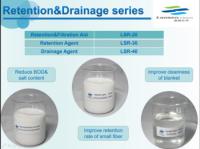 China Retention & Filtration AID Papermaking Low Viscosity High Concentration for sale