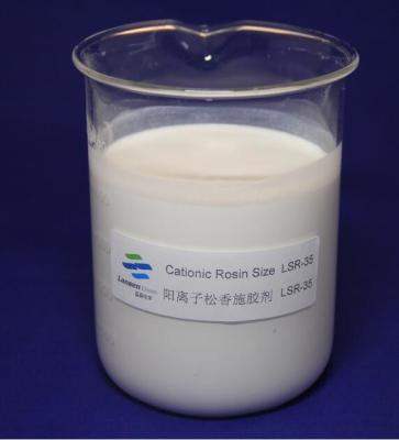 Cina Emulsione bianca pH 2-4 Eco della colofonia del contenuto di solidi cationico stabile di dimensione 35% amichevole in vendita