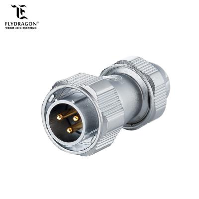 China 3 pin underwater ip67 boyonet bulkhead power electrical plug and socket Connectors for sale