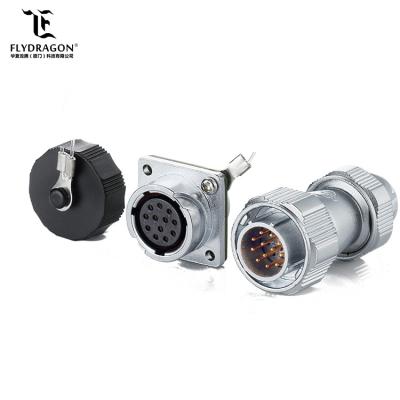 China Multifuntional Multiple 12 pin Male Female Auto Multipin Waterproof Connector for sale