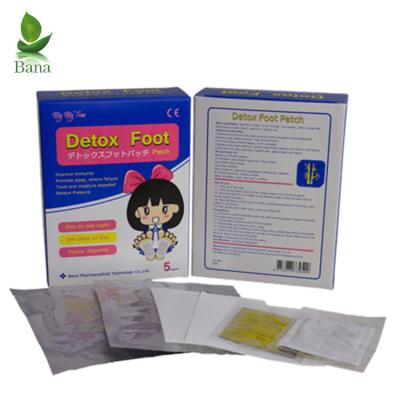 China China Online Wholesale Customize 5Bags Per Box Cleansing Gold Foot Detox Pads for sale