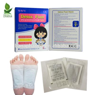 China Bana 2018 wholesale Best Product bamboo vinegar green detox foot patch pad for sale