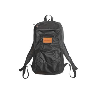 China Warmverkauf Custom Logo schwarz ultraleicht 30D Nylon N66 wasserdicht Rucksack zum Campen zu verkaufen