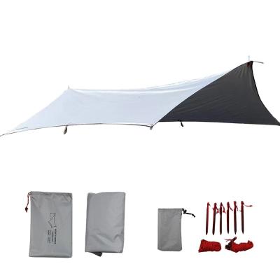 China Diagonal Bracing Type Outdoor Camping Tarp UV Protection Sun Shade for sale