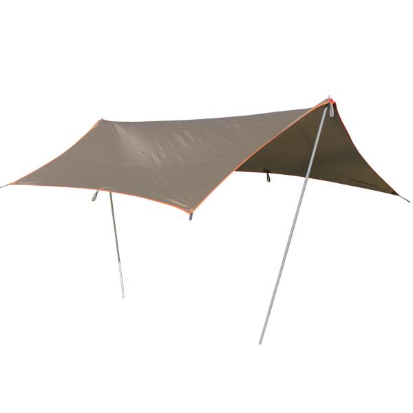 Quality 210T Polyester Outdoor Camping Tarp Silver Coating Waterproof Rain Fly for sale