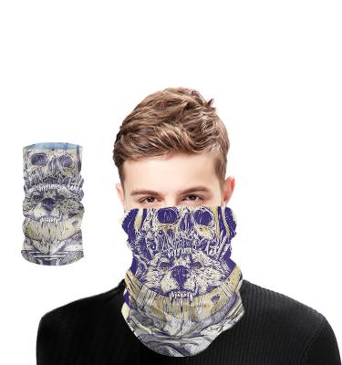 Cina Stile sportivo Logo personalizzato in poliestere Collo faccia Gaiter per attività all'aria aperta personalizzato in vendita