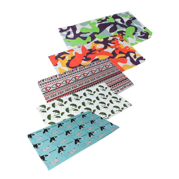 Quality Custom Pattern Polyester Neck Gaiter Portable for Outdoor Camping 48*25cm/Custom for sale