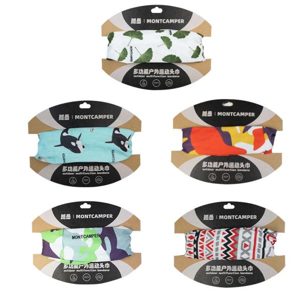 Quality 36g Multifunctional Neck Gaiter Bandana for Sports Custom Design and Applicable for sale