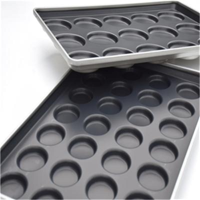 China Panela de cupcake de liga de alumínio antiaderente de venda imperdível à venda