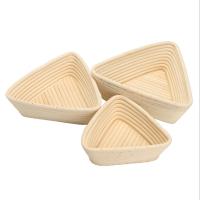 China Triangle Ratton Banneton Bread Proofing Basket for sale