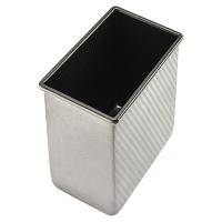 China Rk Bakeware China-Corrugated Aluminum Pullman Bread Loaf Pan for sale