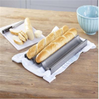 Cina Rk Bakeware China-5 file teglia da forno per pane baguette in alluminio antiaderente in vendita